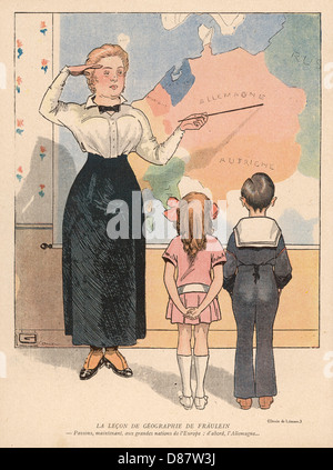 Cartoon Map of Europe Stock Photo - Alamy