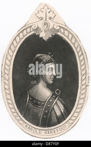 King Harold I Harold Harefoot Stock Photo - Alamy