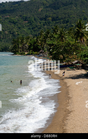 Lonely Beach on Mindoro Island, Philippines Stock Photo - Alamy