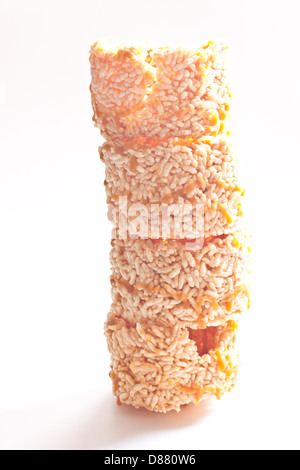 Cracker caramel coating Stock Photo - Alamy