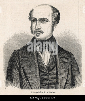 Johann August Sutter Stock Photo - Alamy