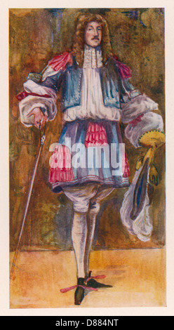 Englishman of 1670 Stock Photo - Alamy