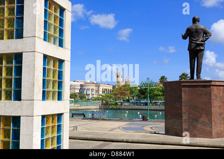 Independence Square, Errol Barrow Statue, Bridgetown, Barbados, West ...