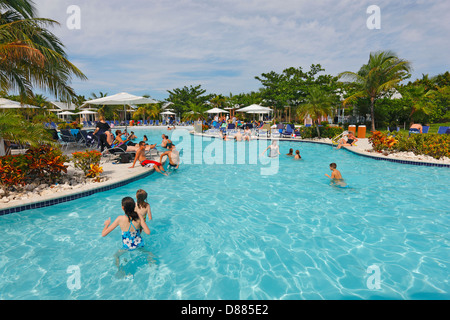Swimming pool at the Grand Turk Cruise Center, Grand Turk Island, Turks ...