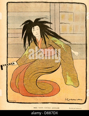 SADA YACCO Japanese actress who toured Europe and America, seen here in ...