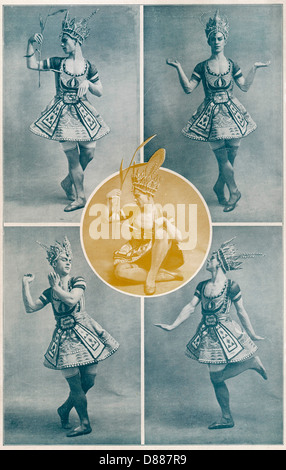 Vaslav Nijinsky, Russian ballet dancer, in "L'Apres-midi d'un Faune ...