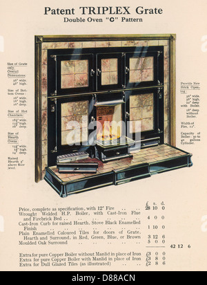 TRIPLEX GRATE 1929 Stock Photo - Alamy