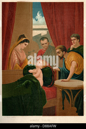Servius Tullius was the legendary sixth king of Rome, and the second of ...