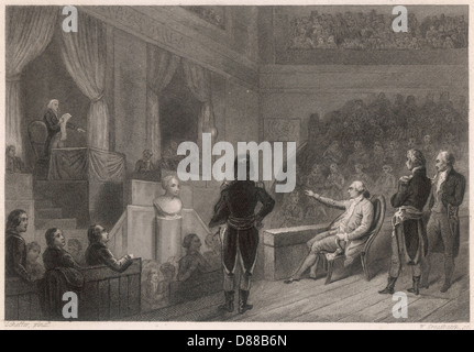 Trial of Louis XVI, King of France, 1793. Found guilty of conspiracy ...