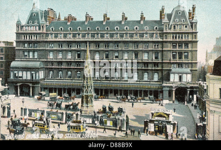 Passengers at the Charing Cross station, London England United Kingdom ...