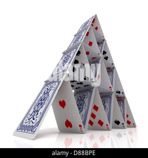 house of cards collapsing Stock Photo: 76179885 - Alamy
