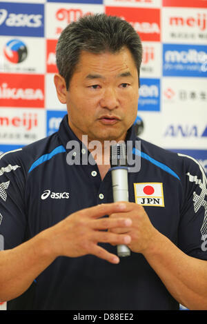 Gary Sato Head Coach (JPN), May 21, 2013 - Volleyball : Press ...