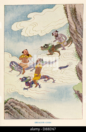 Chinese Dragon Gods Stock Photo - Alamy