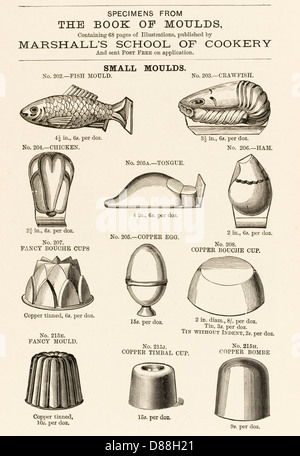 Small moulds 1899 Stock Photo - Alamy