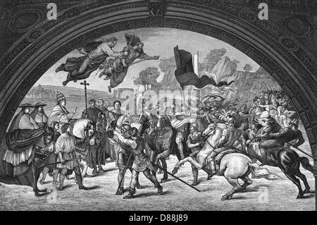 Attila and Pope Leo Stock Photo: 18747033 - Alamy