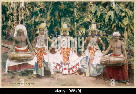 Sri Lanka - Devil Dancers Stock Photo - Alamy