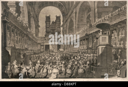 APRIL 23, 1789: KING GEORGE III. VISITING ST. PAUL'S AFTER HIS RECOVERY ...