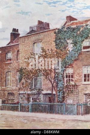 JMW Turner's house in Cheyne Walk, Chelsea Stock Photo - Alamy