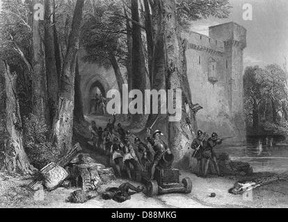 Siege of Lathom House Stock Photo - Alamy