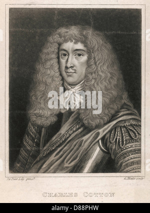 Charles Cotton, poet (1630-1687) by Philipp Audinet (1766-1837), after ...