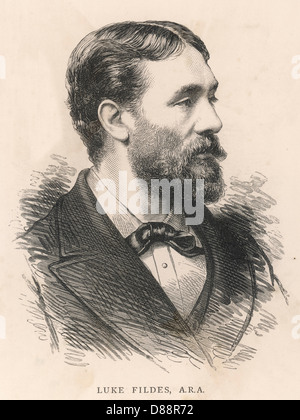 Artist Luke Fildes Stock Photo - Alamy