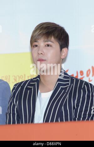 Lee Hong Ki at press conference of movie A Hot Goodbye in Seoul, South ...