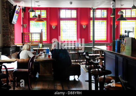 Thatched House pub, Dalling Road, Hammersmith, London, England Stock ...