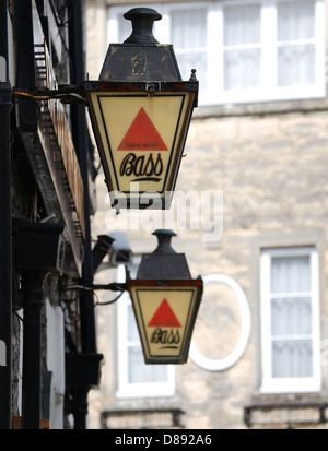 Bass british pub sign Stock Photo - Alamy