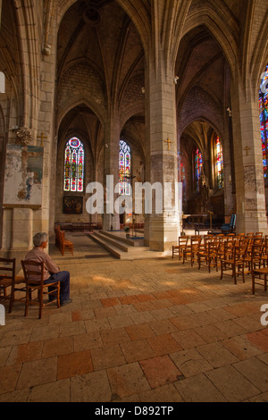 The church of Notre Dame La Riche in Tours, France Stock Photo - Alamy
