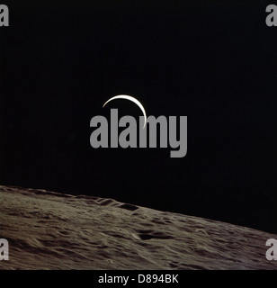 Apollo 15 astronauts captured a photo of Earth's crest rising over the ...