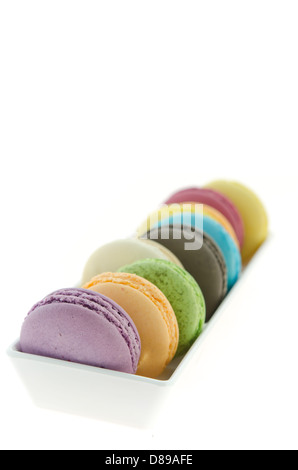 Close up of macaroon in a bowl Stock Photo - Alamy