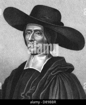 Richard Busby of Westminster, 1606 - 1695. Engraving after a painting ...