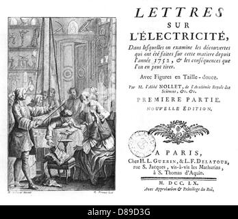 NOLLET EXPERIMENT 7 Stock Photo - Alamy