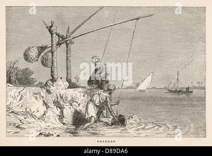 Egyptian Shadoof 2 Stock Photo - Alamy