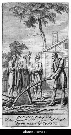 Cincinnatus is happily at work on his farm when a delegation arrives ...