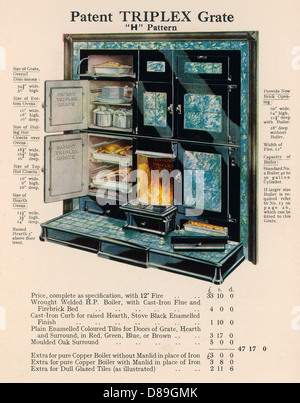 TRIPLEX GRATE 1929 Stock Photo - Alamy