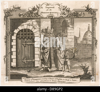 HEINRICH IV AT CANOSSA Stock Photo - Alamy