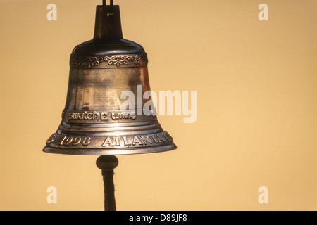 Track and field's final lap bell Stock Photo - Alamy