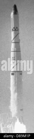 The Thor Agena B rocket launched the Discoverer 18 satellite on ...