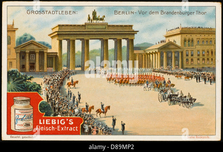 Berlin, Germany:The Brandenburg Gate / Brandenburger Tor. Nazi party ...