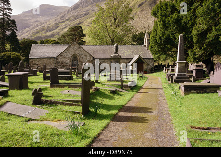 Old church of Saint Peris dating back to 15th century from churchyard ...