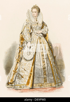 Queen Elizabeth I of England, 1533 - 1603. Hand writing sample Stock ...