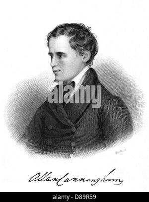 Allan Cunningham, 1784 – 1842. Scottish poet and author Stock Photo - Alamy