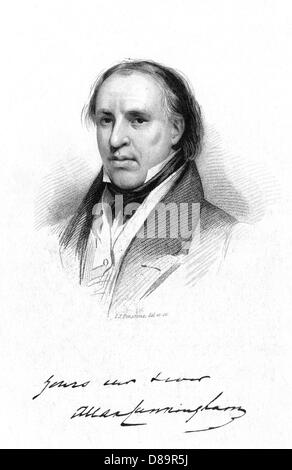 Allan Cunningham 1784 to 1842 Scottish poet and author Stock Photo - Alamy