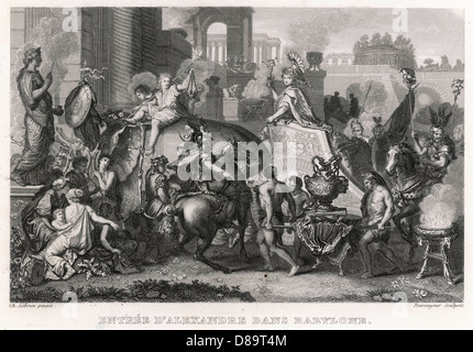 'Entry of Alexander the Great into Babylon', 331 BC, (18th century ...
