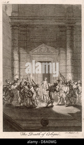 St. Bartholomew's Day massacre . The Protestant Lady Stock Photo - Alamy