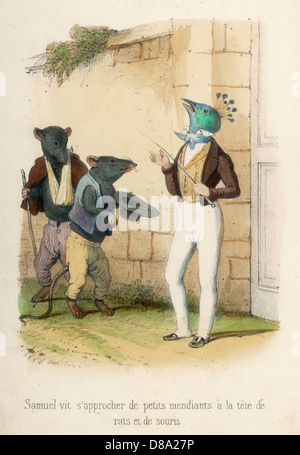 MICE AND BEGGARS Stock Photo - Alamy