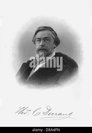 THOMAS CLARK DURANT (1820-1885) American financier and Vice-President ...