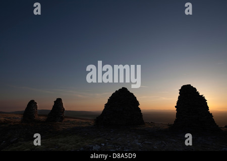 Nine Standards Rigg on Hartley Fell, Cumbria, UK Stock Photo - Alamy