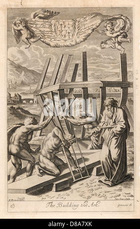 Noah builds his Ark Stock Photo - Alamy